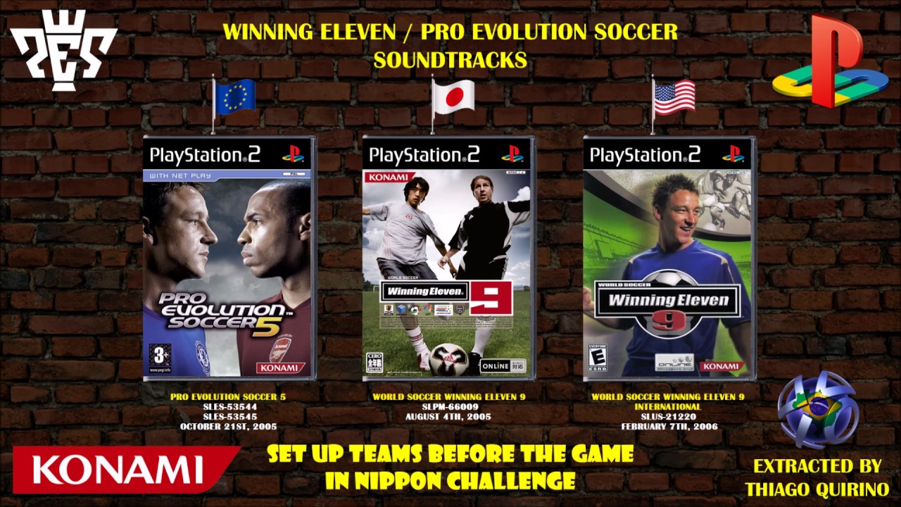 Soundtrack [Winning Eleven 9, Pro Evolution Soccer 5] Set Up Teams ...