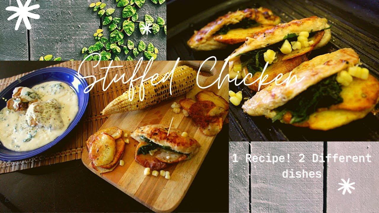 Stuffed Chicken | Bechamel Sauce | Grilled Chicken Recipe | ENGLISH ...