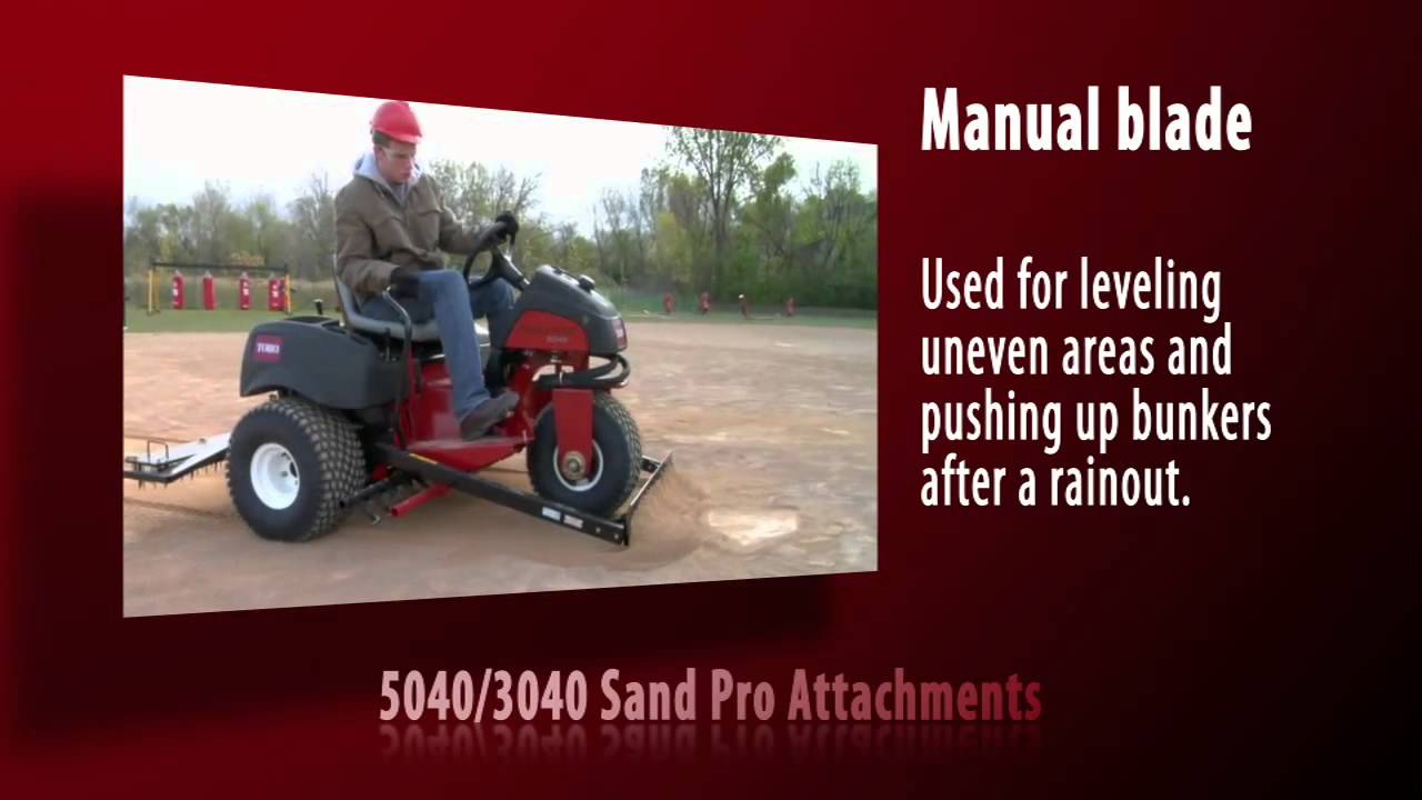 Toro Sand Pro Overview - YouTube