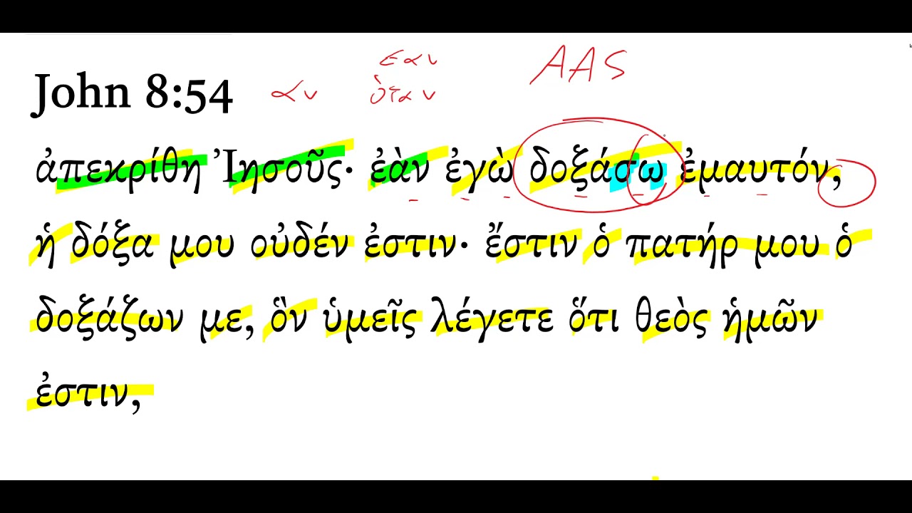 John 8:54 - YouTube