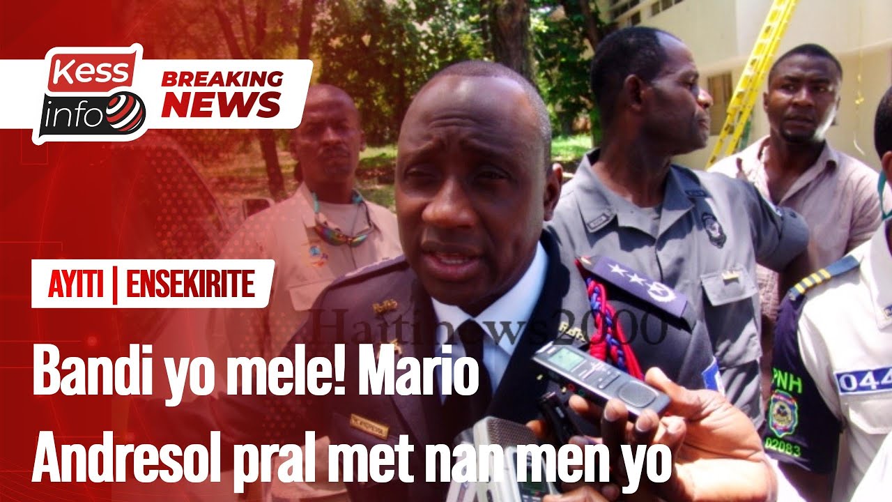 Bandi yo mele! Mario Andresol pral met nan men yo - bouch pa gou ant DG ...