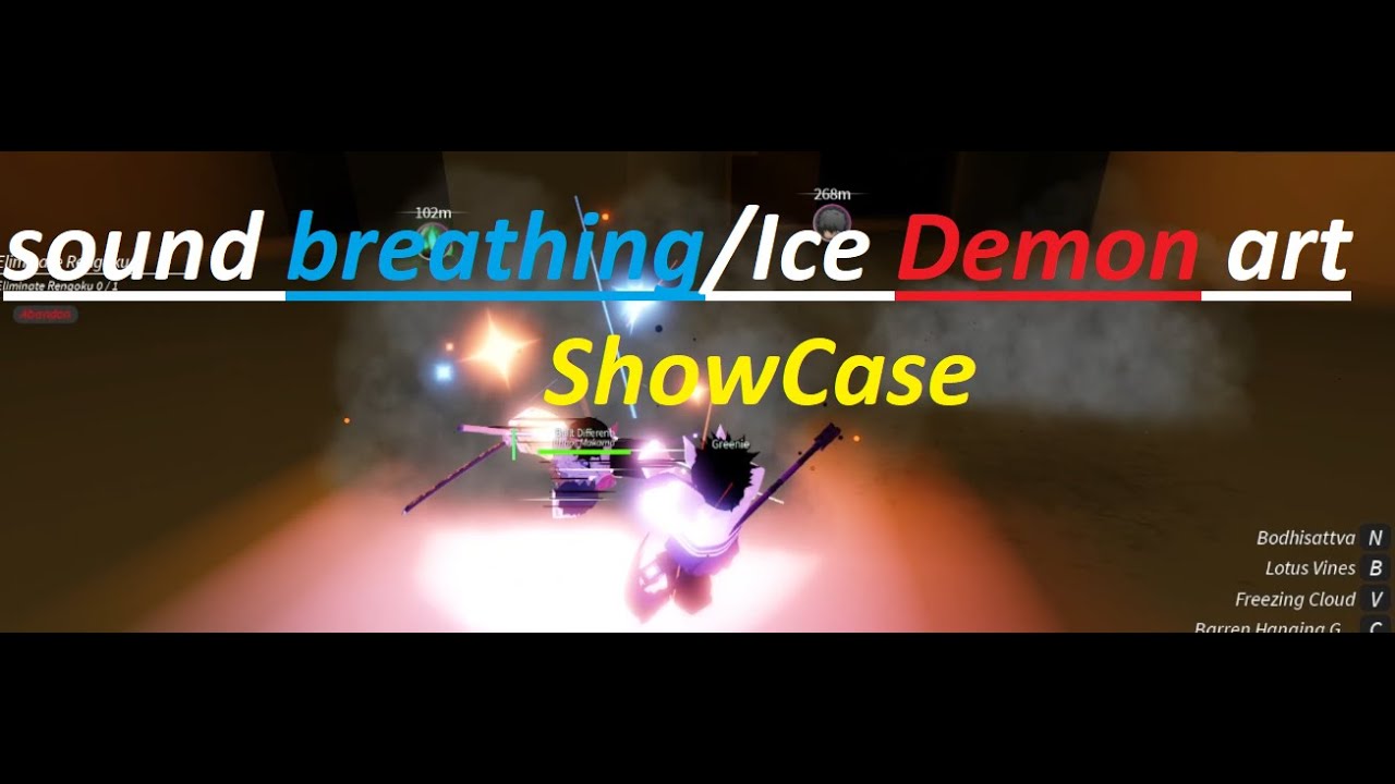Sound Breathing And Ice Demon Art Showcase in Project Slayers | Update ...