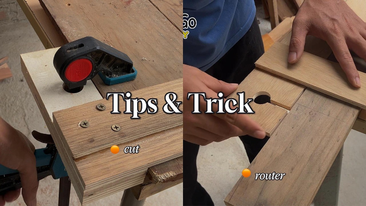 TWO SIMPLEST Woodworking Tools Hacks - YouTube