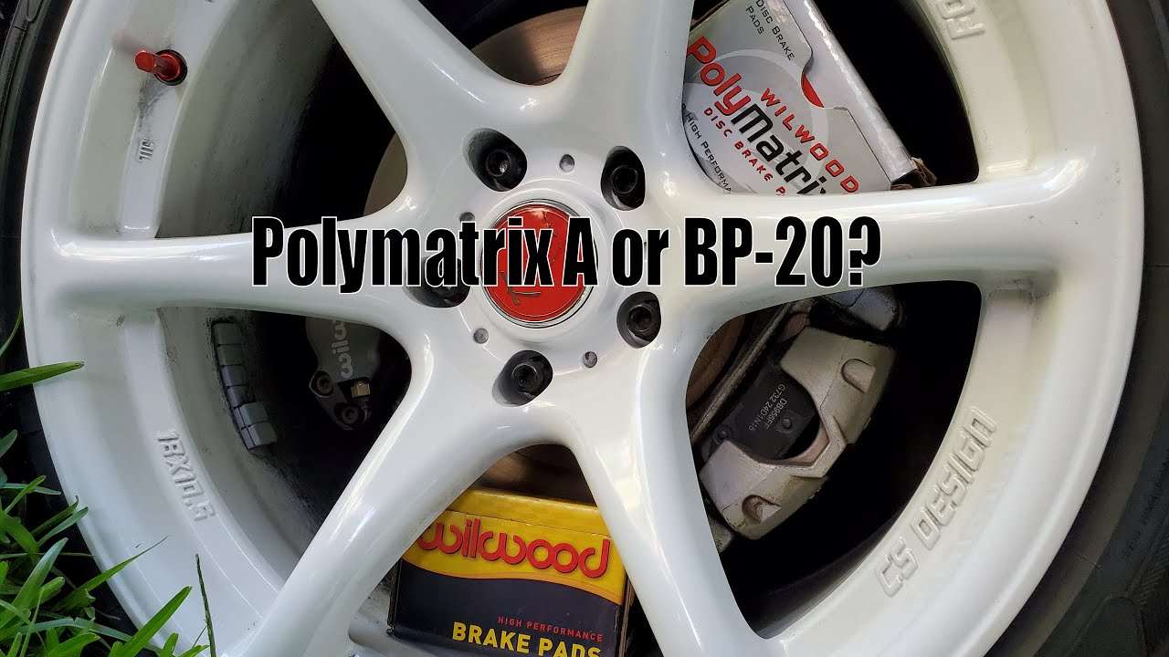 Corvette dual caliper set up Polymatrix vs Bp-20 - YouTube