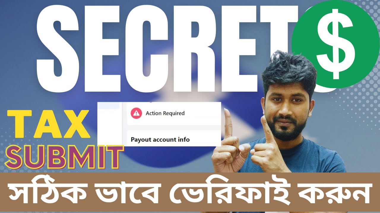 How to Update Facebook Tax information | Tax Info Resolve | সঠিক ভাবে ...