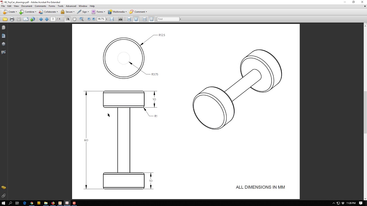 Toy Car Wheels Basic Design Tutorial - YouTube