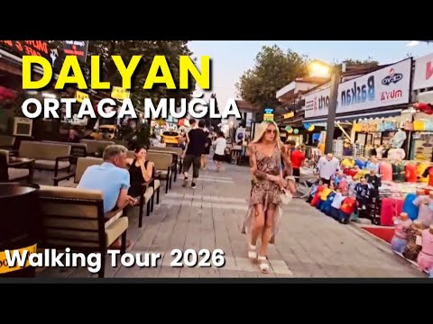 Dalyan Muğla Walking Tour 4K🇹🇷2026  Turkey Travel