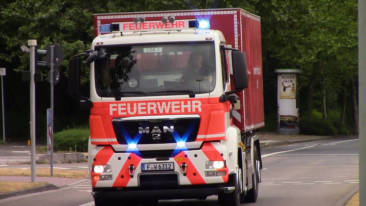 +++Neues WLF AB TH-Bahn+++ + HLF BF BLW 3 Frankfurt am Main - YouTube