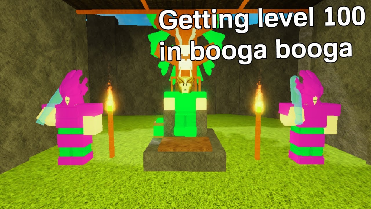 Getting 100 level in roblox booga booga hybrid (#2) - YouTube