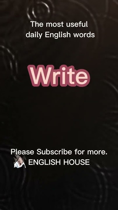 How to Use 'keep' 'Write' and 'things' 🥀😊 | آموزش انگلیسی #shortvideo #shorts - YouTube