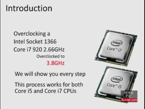 Lesson 01 - Introduction to Intel Core i3, i5 and Core i7 CPU ...