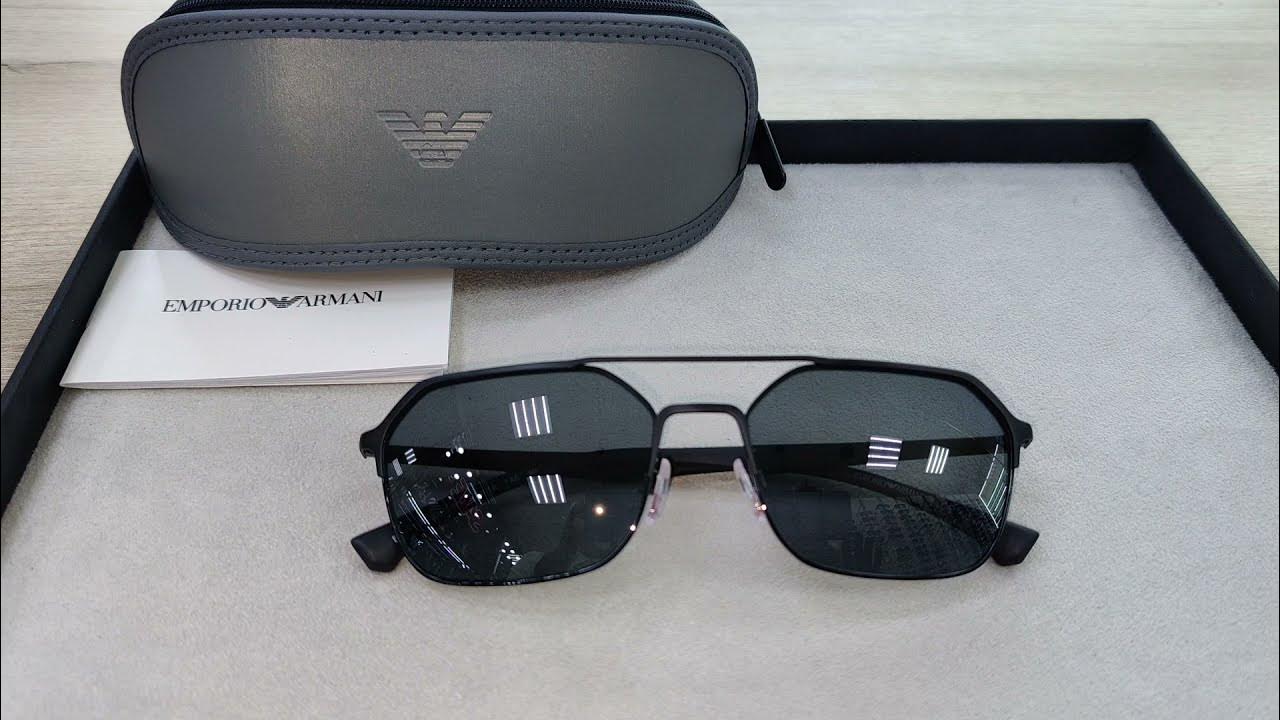 Солнцезащитные очки мужские Emporio Armani EA2119-32338157 - YouTube
