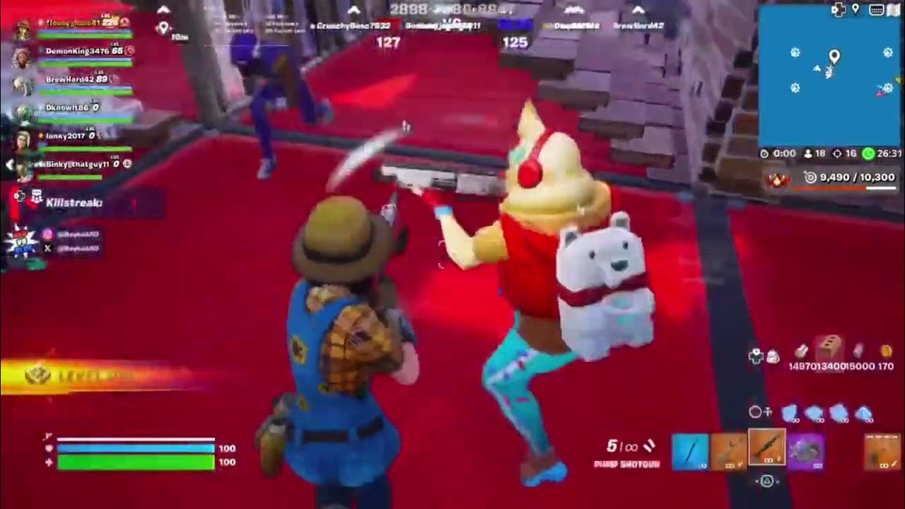 CRAZYY RED VS BLUE GAMEPLAY IN FORTNITE CREATIVE - YouTube