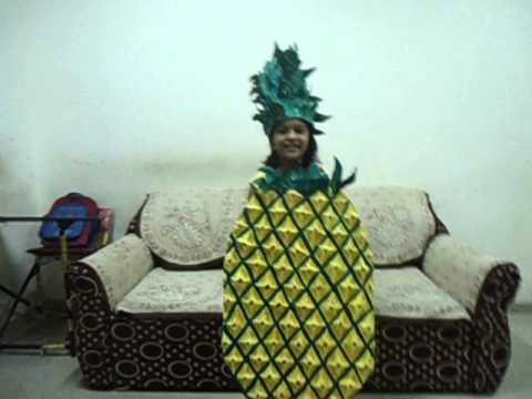 Pineapple Fancy Dress competition.. - YouTube
