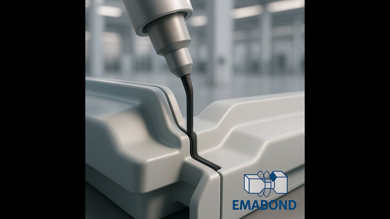 Emabond's Plastic Welding: Automatic Robotic Dispense - YouTube