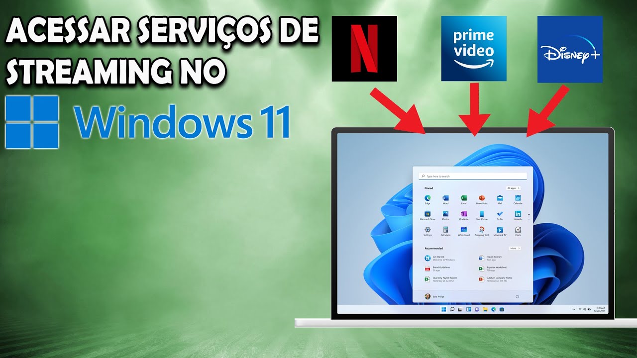 COMO ACESSAR A NETFLIX, PRIME VIDEO E DISNEY NO WINDOWS 11 - YouTube