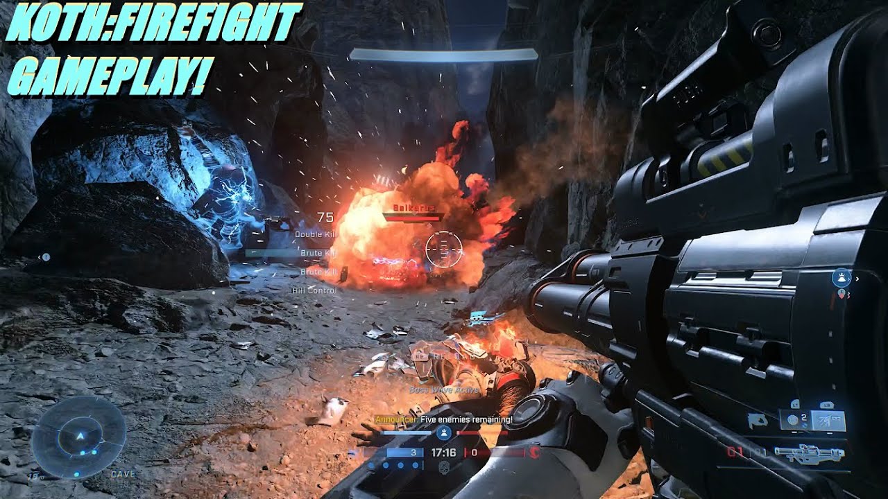 HALO INFINITE-FIREFIGHT RETURNS! (KING OF THE HILL: FIREFIGHT GAMEPLAY ...