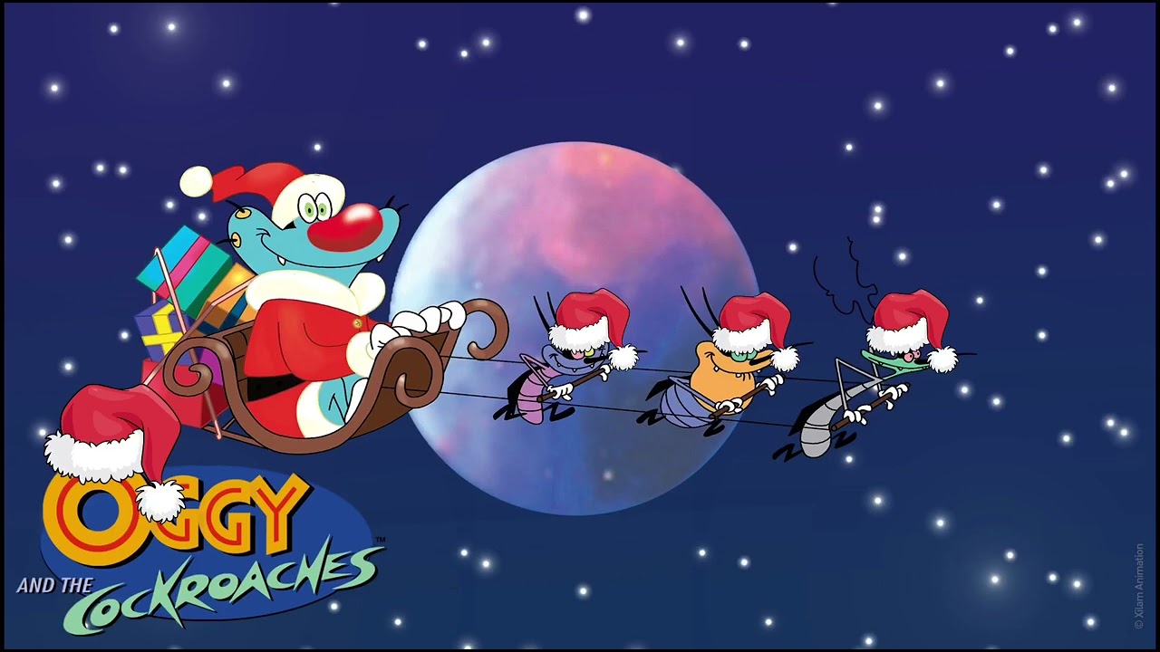 Oggy and the Cockroaches OST - Cool Christmas music theme/Ferris wheel ...