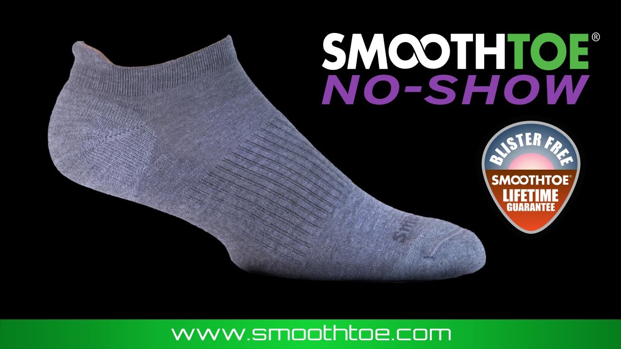 No Show Compression Socks | SmoothToe - YouTube