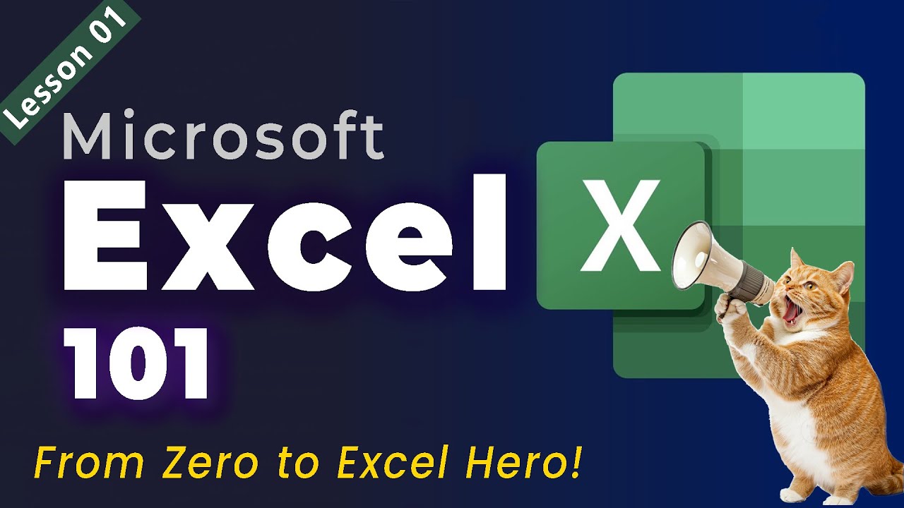 Excel 101: Master the Basics in 10 Minutes! (Lesson 1) - YouTube