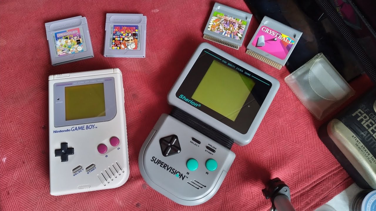 GAME BOY ir SUPERVISION panašumai bei skirtumai - YouTube