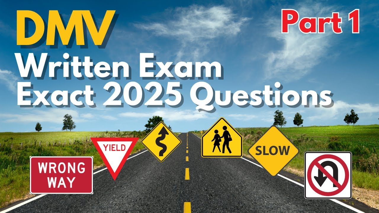 Pass Your DMV Written Exam With These Exact Questions: Part 1 - YouTube