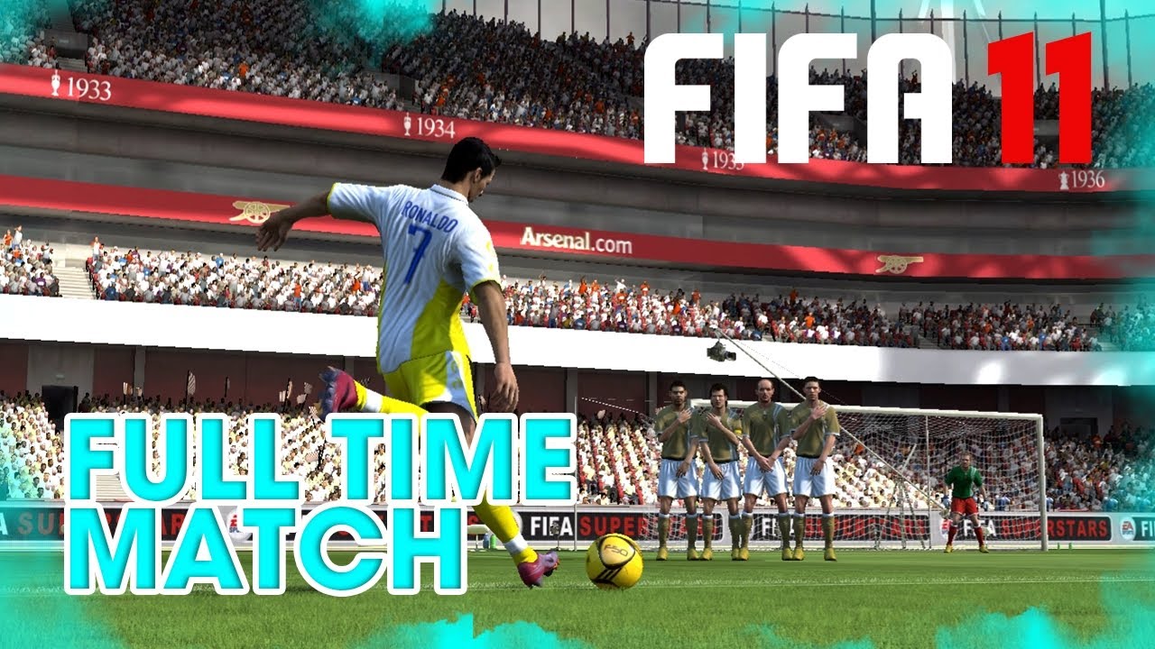 FIFA 2011 World XI Vs Classic XI | Legendary Level | Full Match ...