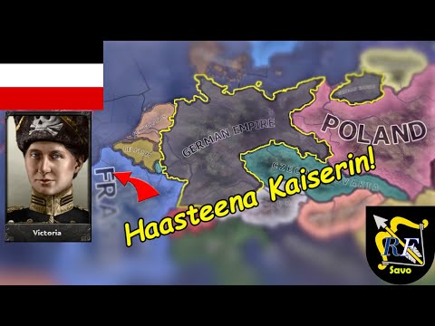 Tavoitteena Kaiserin Victoria ja Saksan keisarikunta. Hearts of iron 4 ...