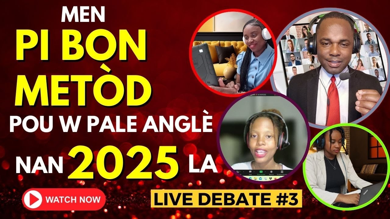 PI BON METÒD POU W PALE ANGLÈ PANDAN ANE #2025 LA. #the #best method to ...