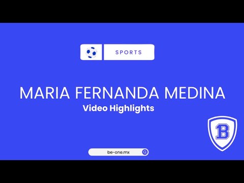 María Fernanda Medina Highlights, Be One Sports & Education CPR - YouTube