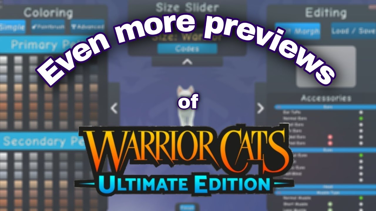 Every Warrior Cats: Ultimate Edition Preview - YouTube