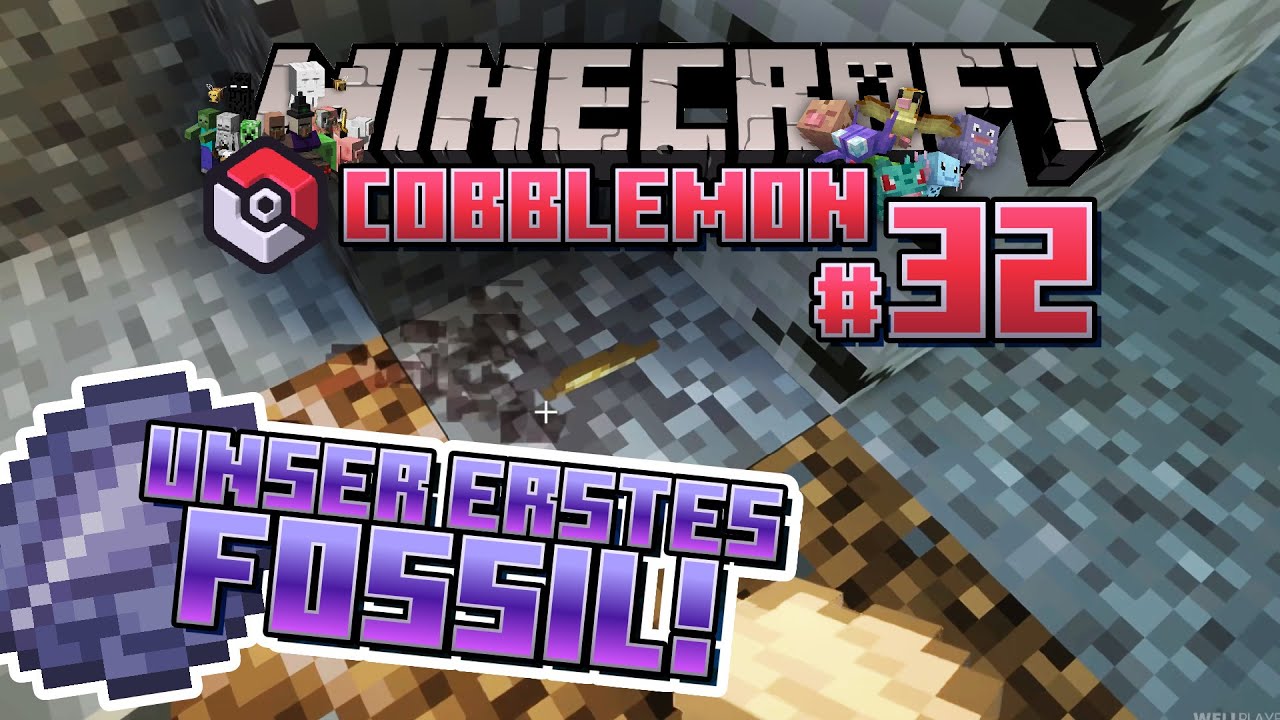 Minecraft Cobblemon #32 - Ausgrabungen zum Fossil | Let's Play (Deutsch ...