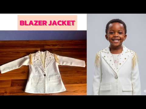 How to Cut and Sew a Kids Blazer Jacket with Welt Pockets Beginner Friendly | Step by Step Tutorial
