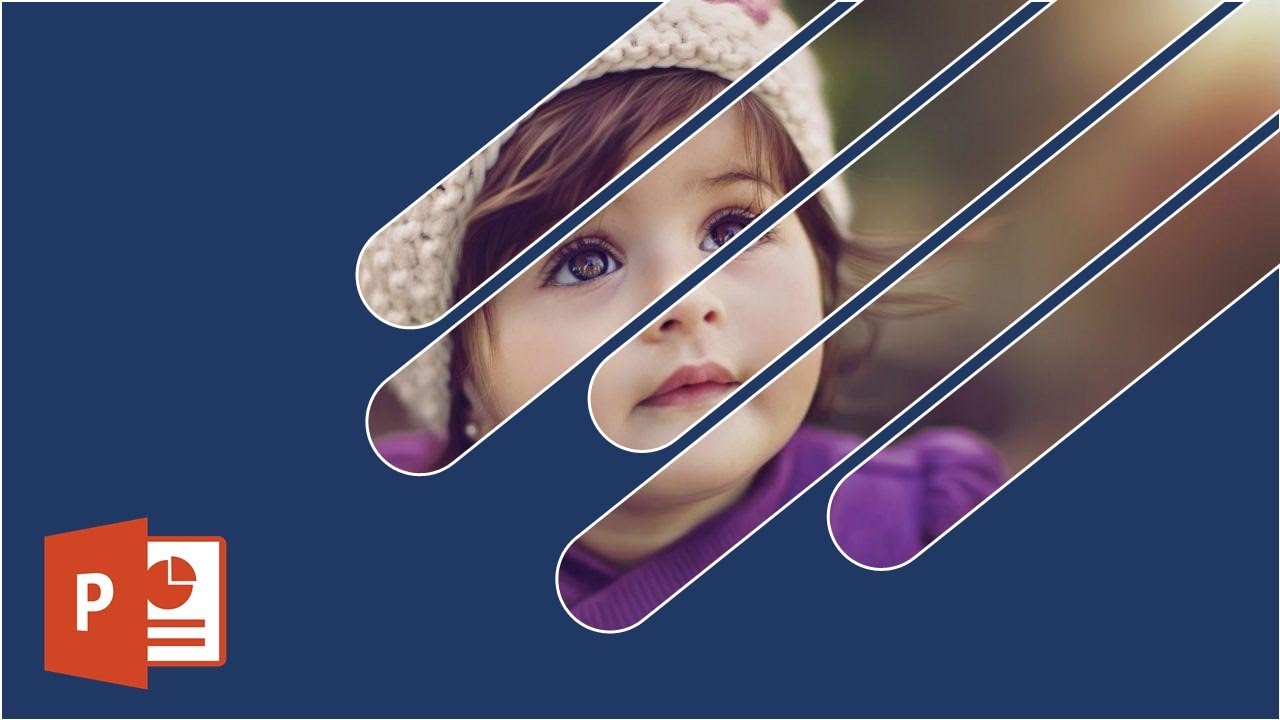 Slide Design In Power Point 2016 (Clipping Mask) - YouTube