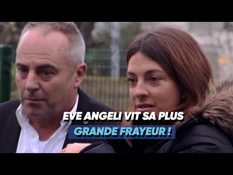 Eve Angeli panique face à ce piège