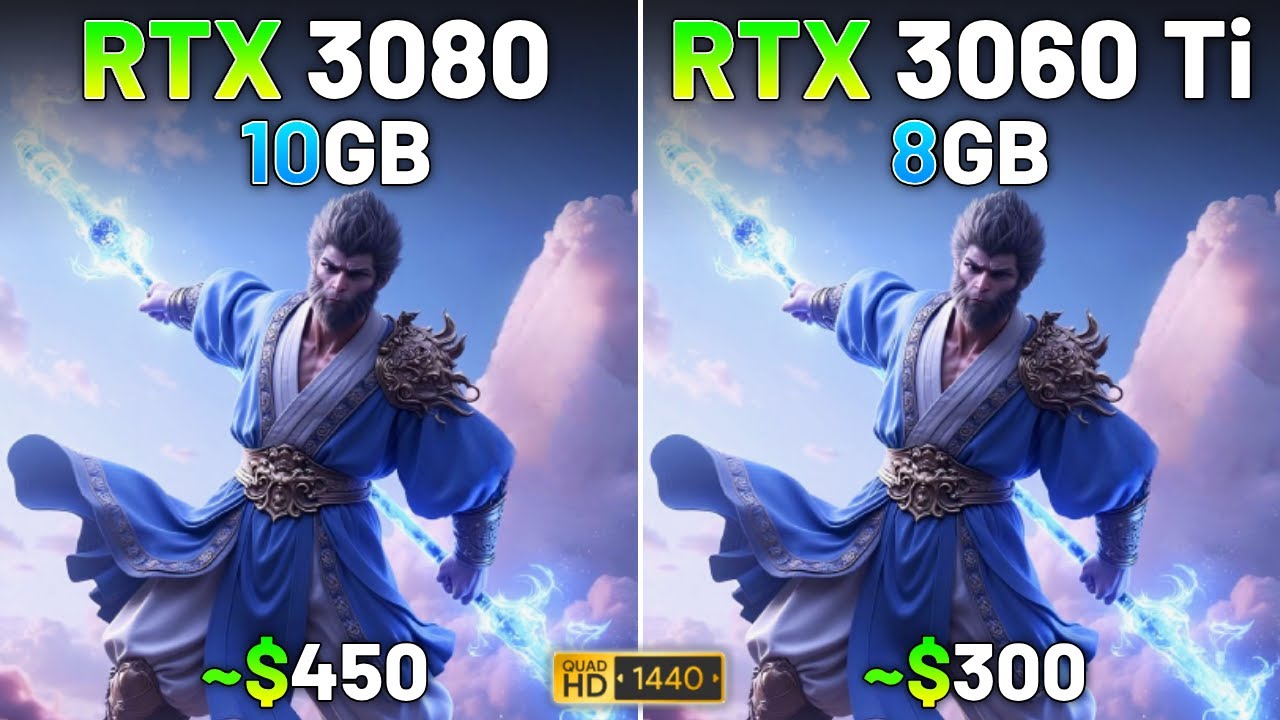 RTX 3080 vs RTX 3060 Ti | Test in 15 Games | 1440p - YouTube