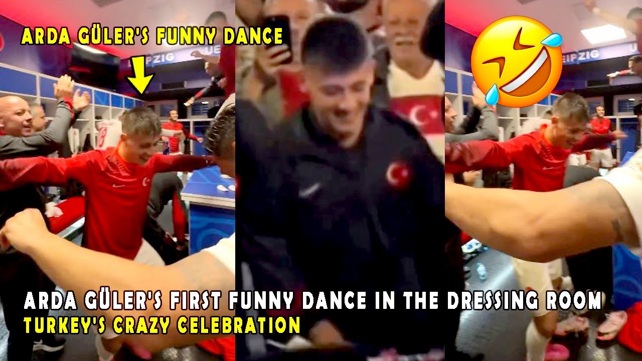 🤣ARDA GÜLER'S FIRST FUNNY DANCE IN THE DRESSING ROOM AND TURKEY'S CRAZY ...