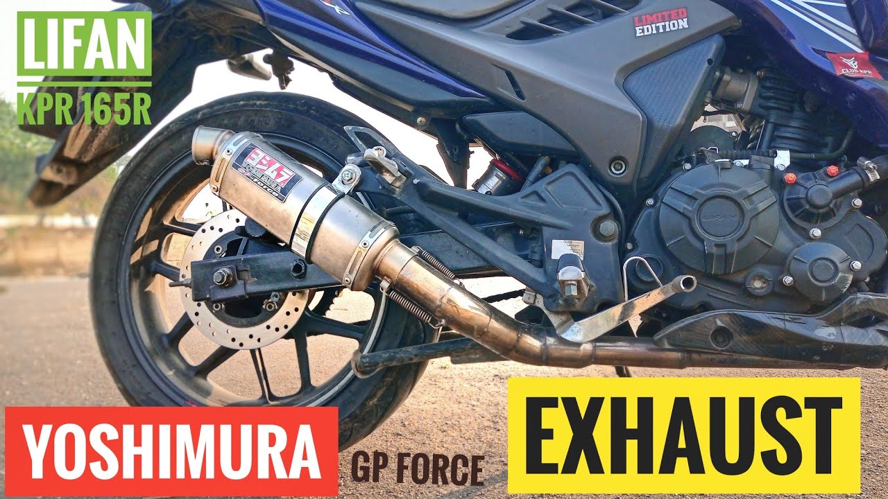 #LIFAN #KPR_165R Exhaust Sound My Lifan KPR 165r / install Yoshimura Gp ...