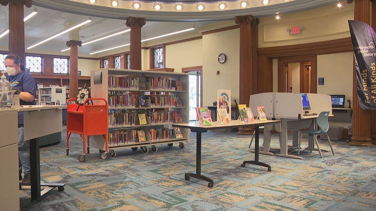 Corryville library reopens after major renovations - YouTube