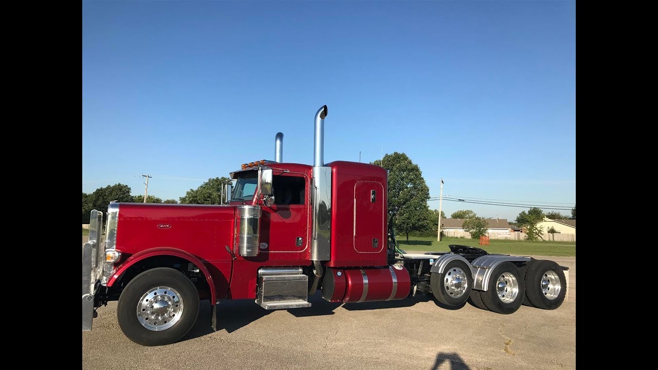 USED 46k Mile 2016 Peterbilt 389 4-Axle 48" Flat Top 550hp 2050tq 295 ...