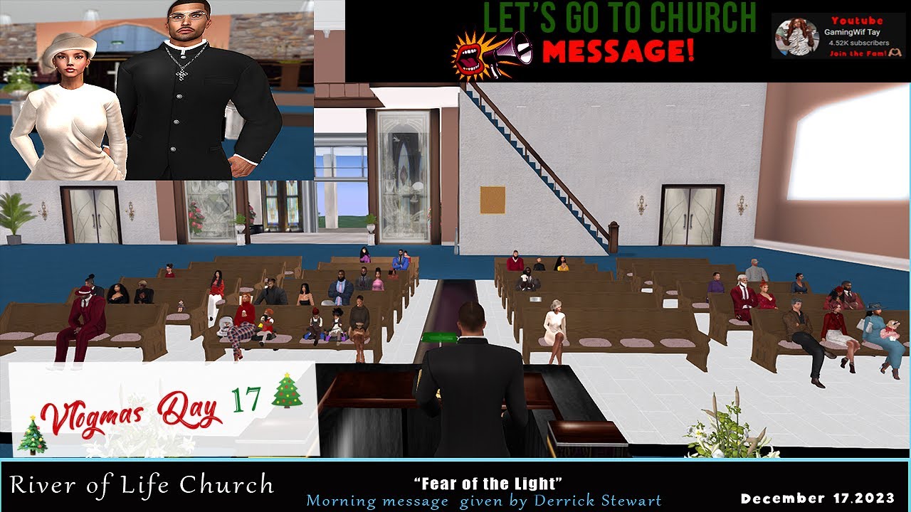 Second Life. Vlogmas Day 17: Let's Go To Church|Good Message - YouTube