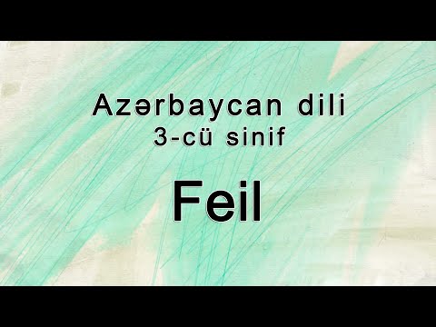 Azərbaycan dili - Feil