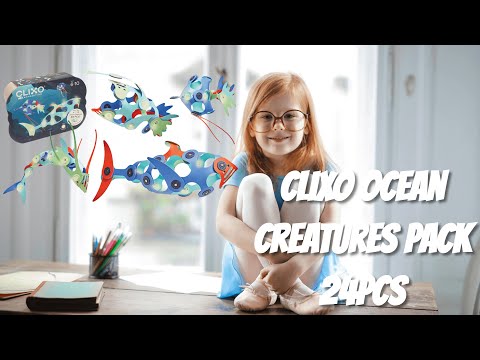 Clixo Ocean Creatures Pack 24pcs