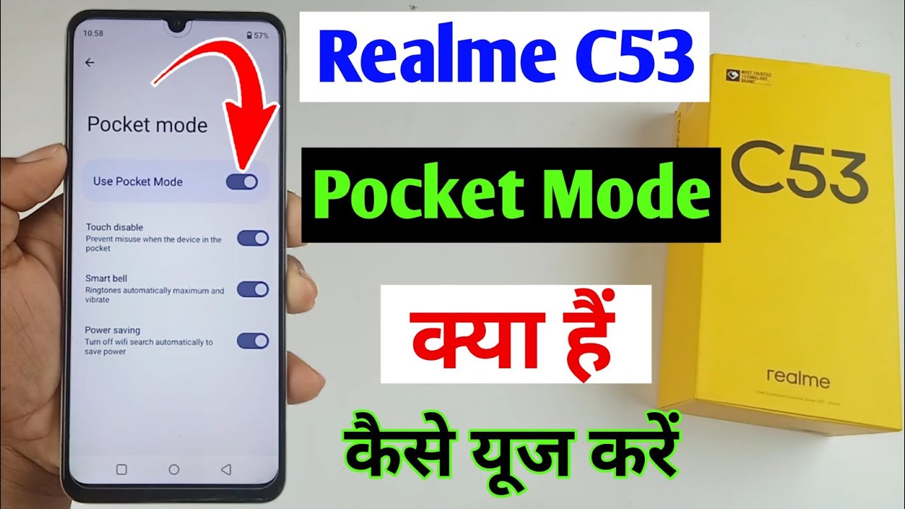 realme c53 pocket mode /how to enable pocket mode realme c53 /realme ...