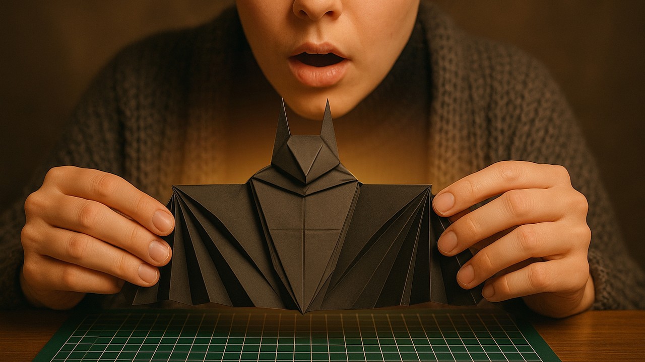 ASMR Origami: Relaxing Paper Sounds and Folding Magic (Airplane, Lizard ...