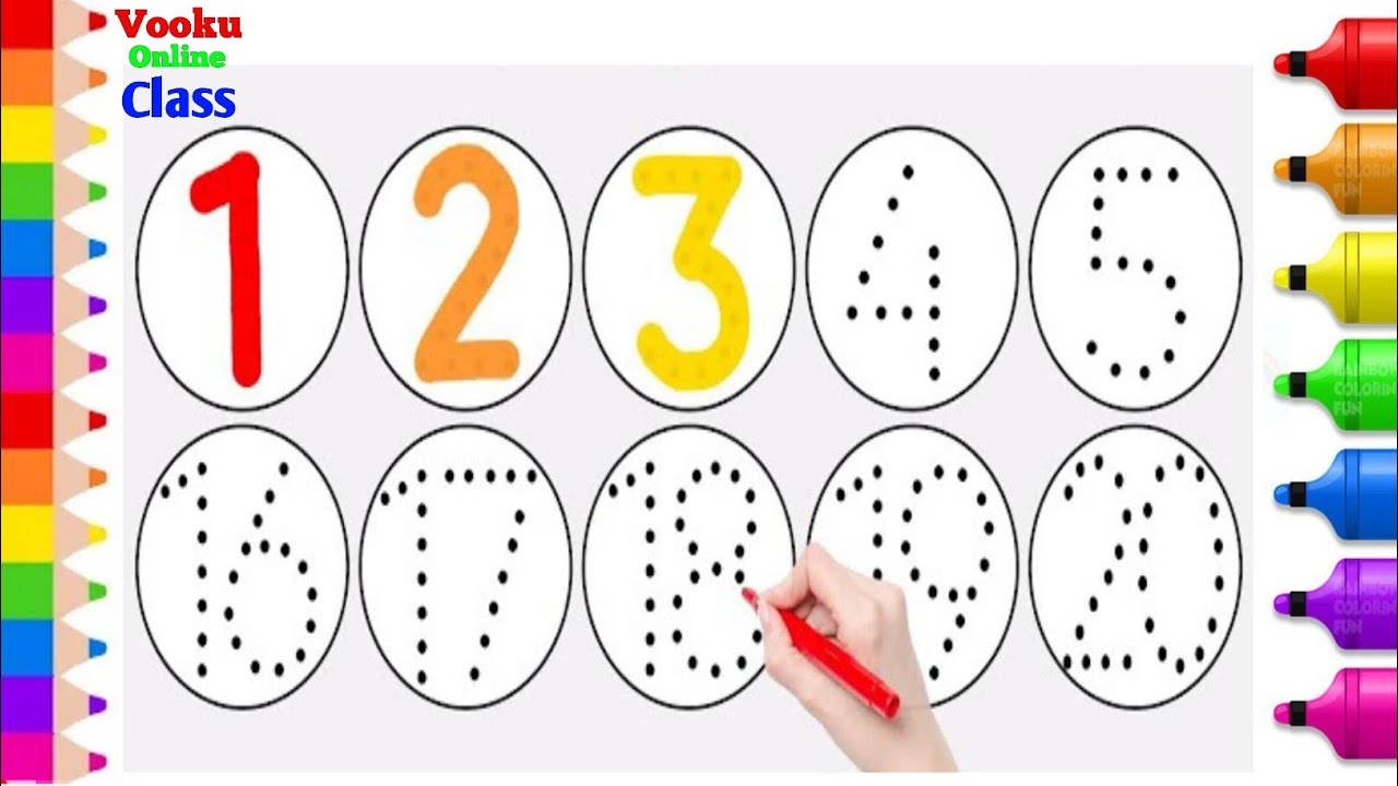 Learn Alphabets and colours.ABCD ALPHABETS, 123 numbers learning ...