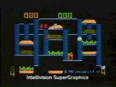 Intellivision - Burgertime Commercial (Remastered) - YouTube