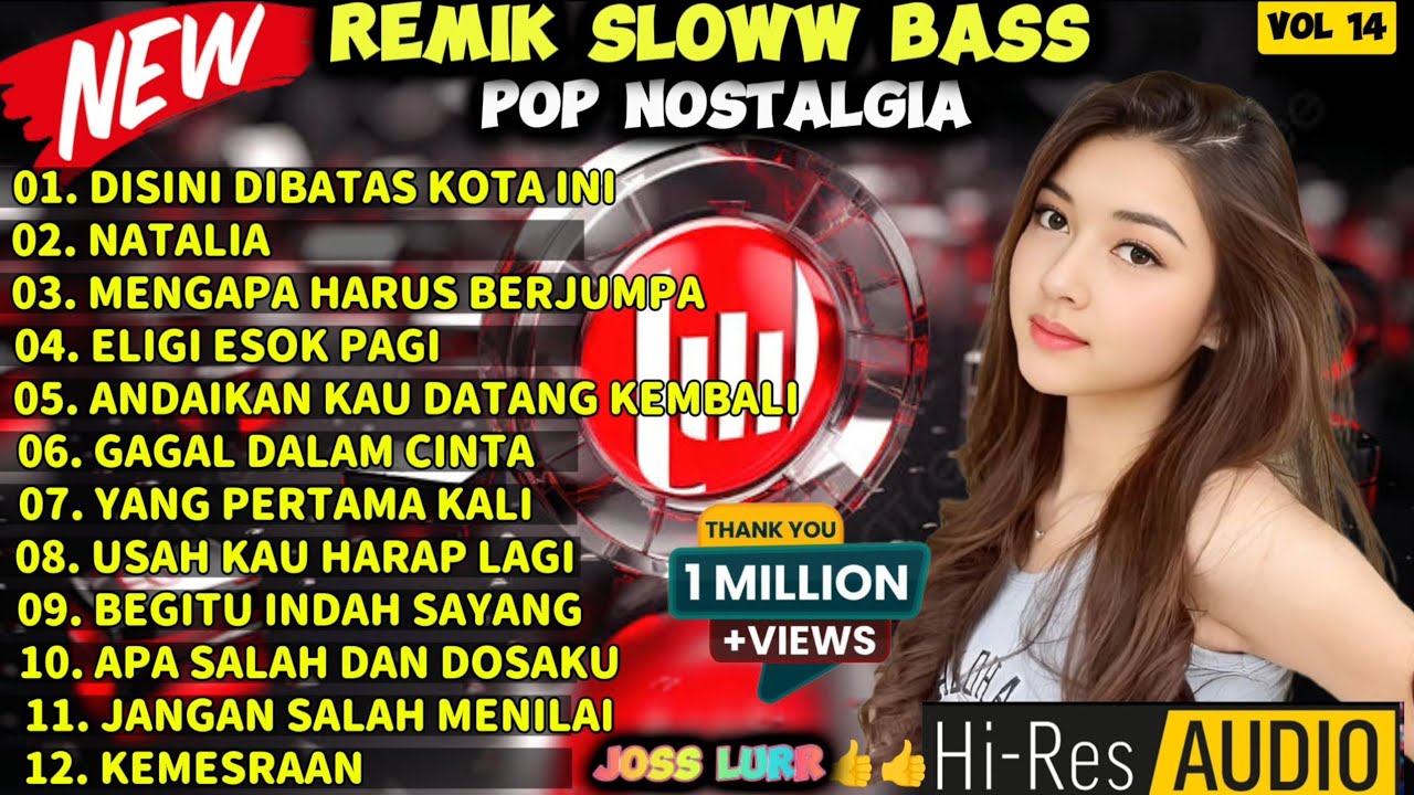 REMIK PALEMBANG SLOWW BASS TEMBANG NOSTALGIA 90AN || TEMBANG KENANGAN ...