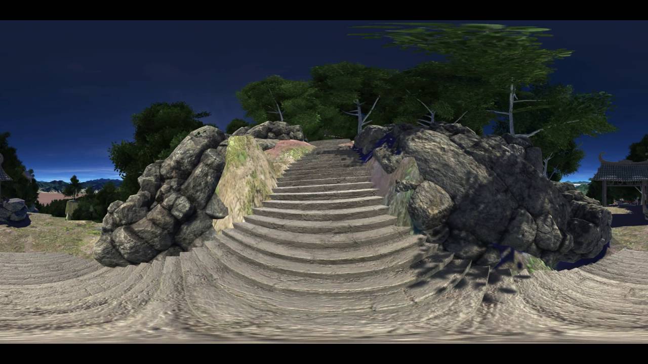 Unity 5 - VR Panorama Scene 4k 360 30fps - Asia - YouTube