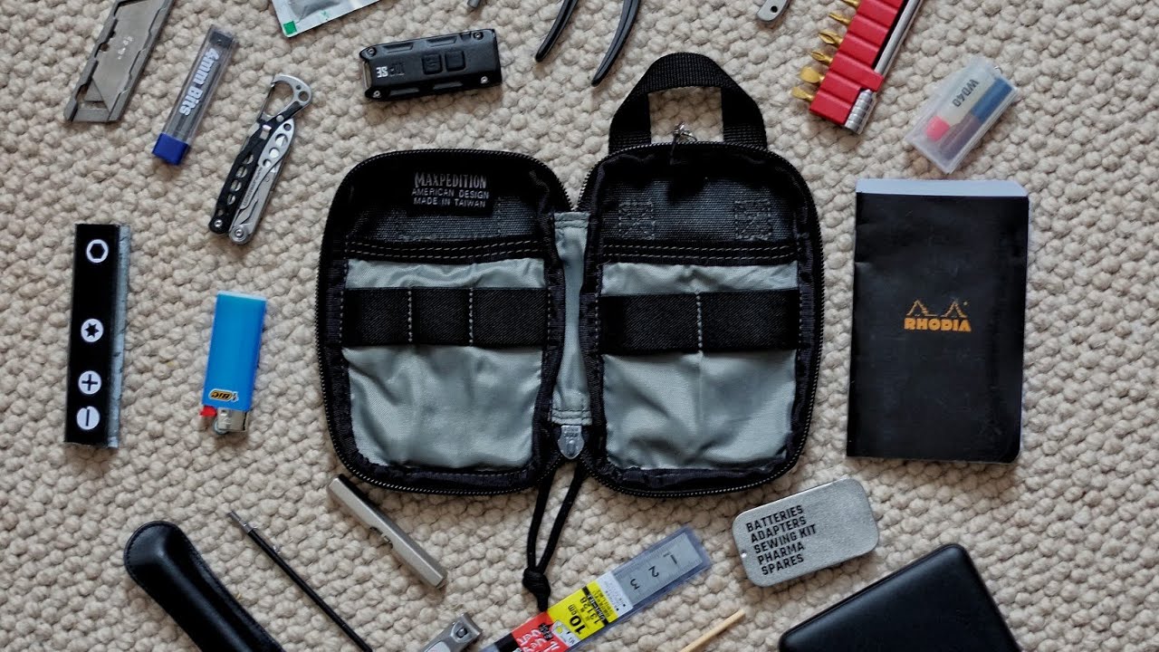 Maxpedition Micro (completely maxed out) - What do I keep in my pocket ...